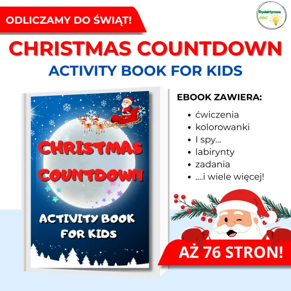 Christmas Countdown- activity book for kids - Dydaktyczne ABC